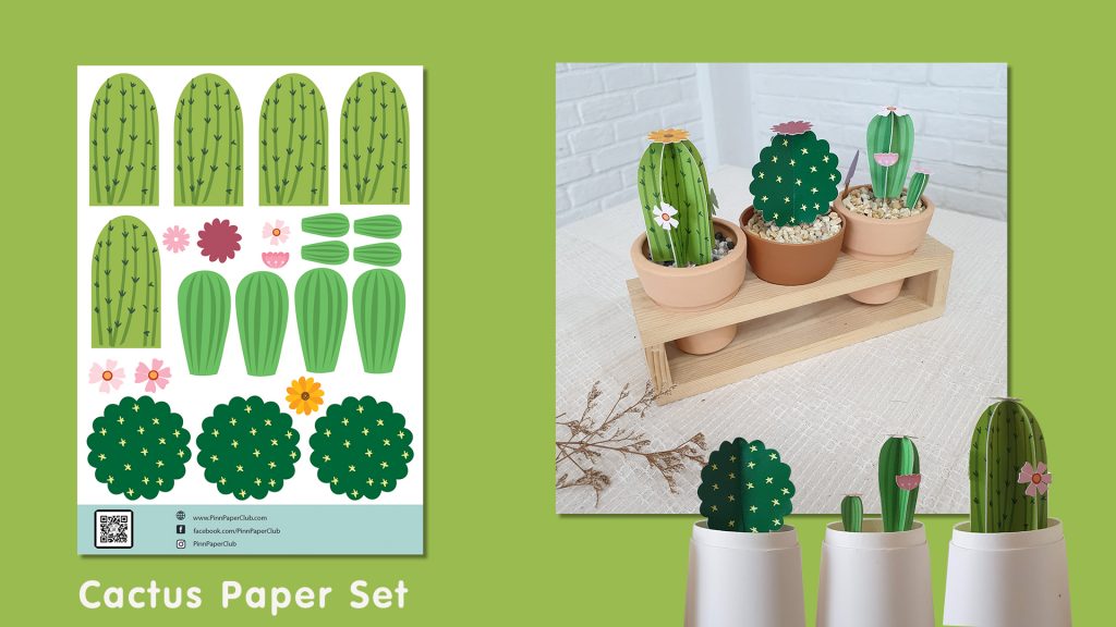 DIY กระบองเพชร ฉบับทำมือ ปี2019 | SewingRemaker