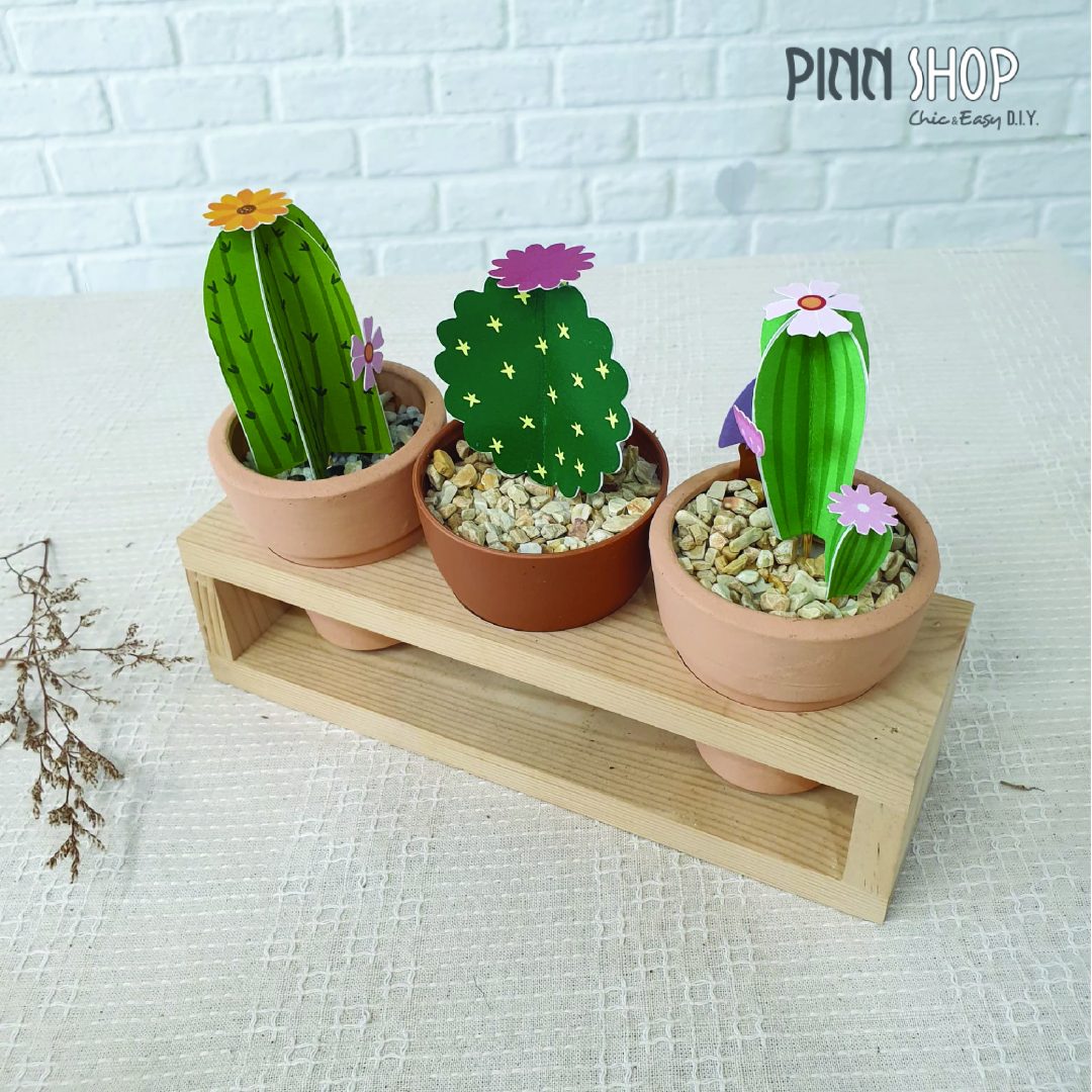 DIY กระบองเพชร ฉบับทำมือ ปี2019 | SewingRemaker